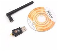 Сетевой WiFi адаптер, двухдиапазонный, 600Mbps, 2.4GHz + 5GHz, USB, с