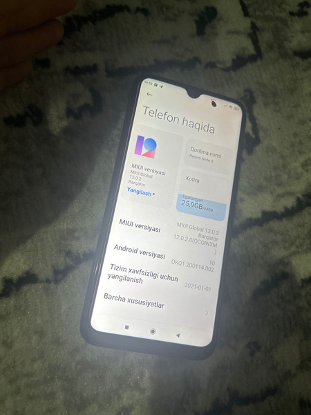 Redmi not 8 yaxshi narxda