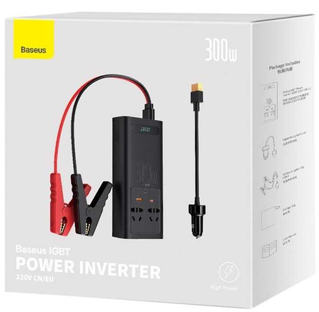 Автомобильный инвертор Baseus IGBT Power Inverter 300W