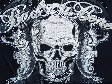 VINTAGE 1999 Made in U.S.A. DE.CØDED® «BAD TO THE BONE» Men's Tee — L