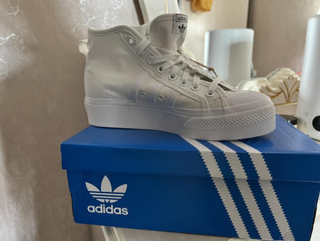 Женские кроссовки адидас 39 размер. NIZZA PLATFORM MID SHOES