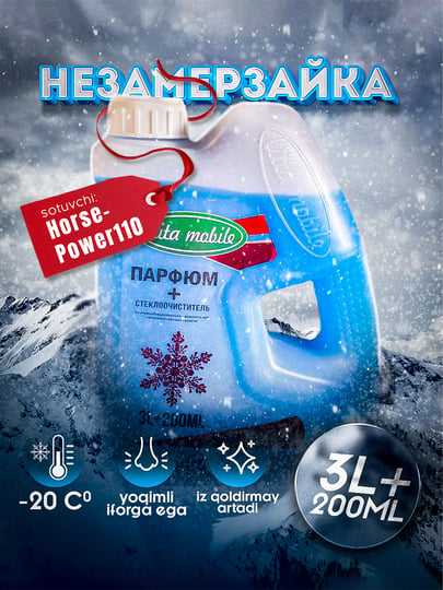 Ароматизированный стеклоочиститель Vita Mobile незамерзайка 3.2 л