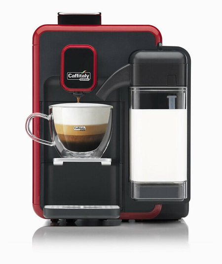 Кофемашина капсульная Caffitaly S22 Bianka, red