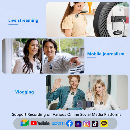 Беспроводной петличный микрофон BlinkMe U2 Saramonic