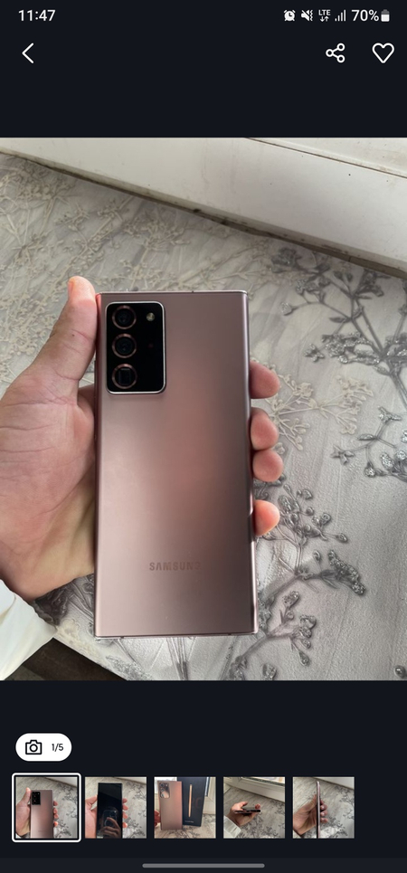 Galaxy not 20 ultra 5G obmen