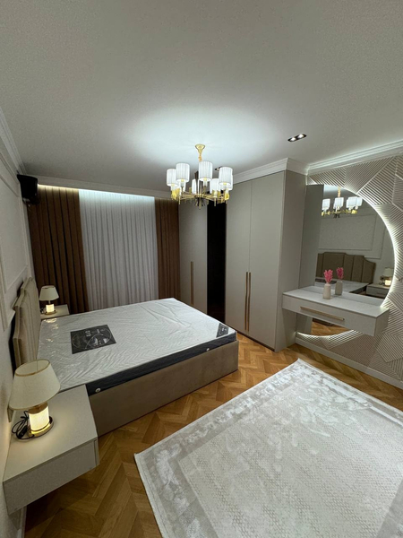 Чимган Эко базар. 4/1/4. 80м² Евро Люкс. С мебель техниками.