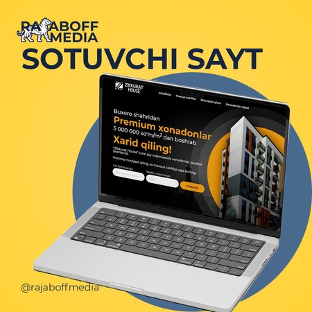 Sotuvchi sayt – biznesingiz uchun mijozlar oqimini yarating!