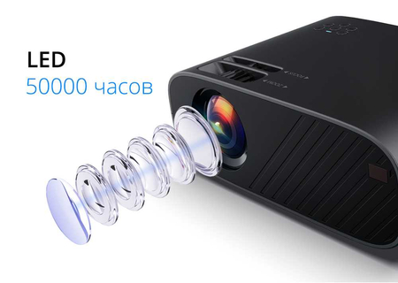 Портативный проектор для домашнего кинотеатра EVERYCOM M7