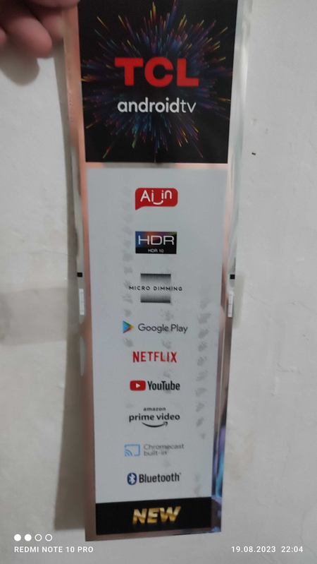 Телевизор TCL 43-S65A Smart-TV 4K.