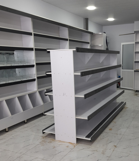 Мебель на закас полка для магазин и аптека