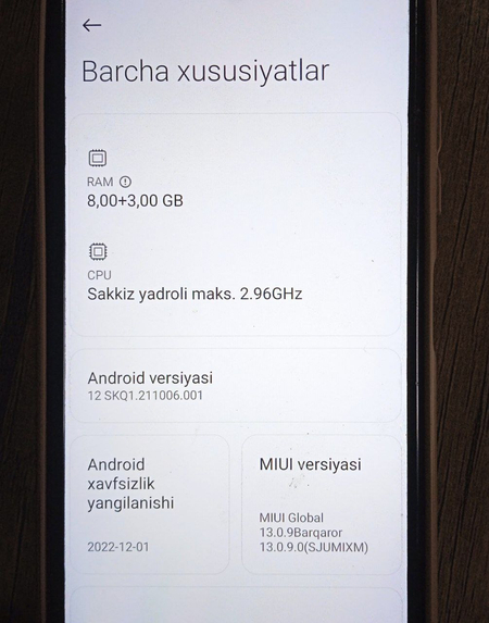 Poco x3 pro  8/256