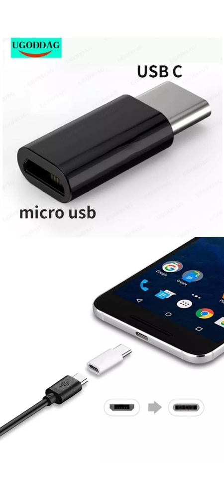 Адаптер usb 3.0 type C для компьютер ноутбук зарядка айфон переходник