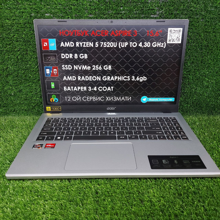 acer Ryzen5 7520 8gb 256gb