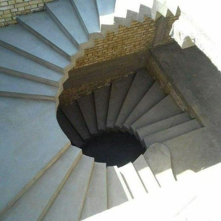 Beton zina ( Лестница) qilamiz.