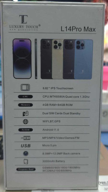 L14 Pro Max LUXURY TOUCH Iphon 14 Pro Max android
