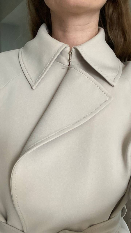 Плащ H&M серый (тауп)