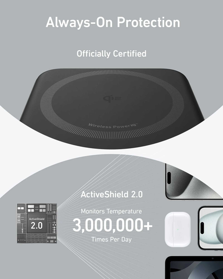 Внешний аккумулятор Anker MagGo (10K) Power Bank Apple 15 Pro Max