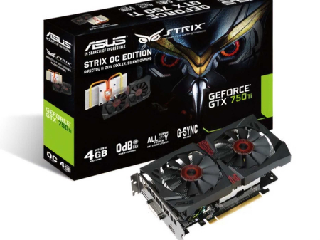 Asus® GTX 750TI™ 4GB/DDR5, Nvidia, Geforce, видеокарта
