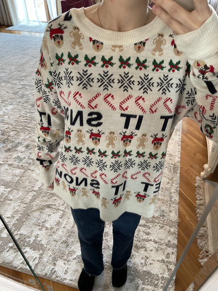 Новогодняя кофта свитшот