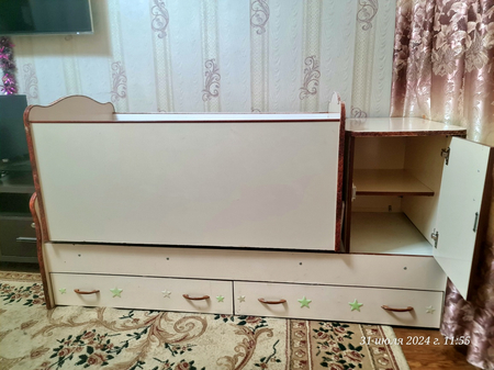 Продам детскую кроватку-люльку!