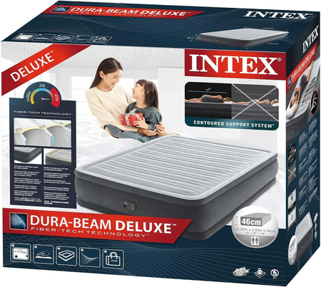 Надувной матрас 152 x 203 x 46 см Intex 64414 Бесплатная Доставка