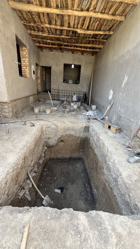 1,7 sotix Uzun yo’l — 5 ta xonali yarim tayyor uy — Laylak mahalla