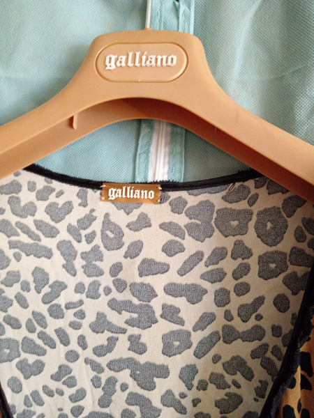 Galliano Италия платье