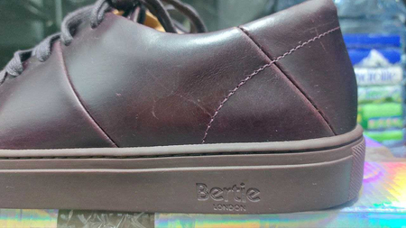 Мужские кеды кожанные Bertie