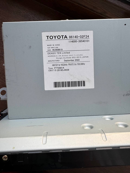 Toyota corolla monitor 2022 goda