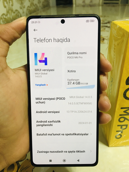 Poco m6 pro ideal 12/512gb