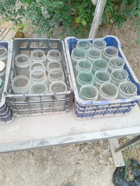 Banka 1 litr - 27 ta. 0,75 litr - 40 ta. 0,5 lirt - 14 ta,