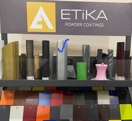 Турецкая порошковая краска ETIKA от официального дилера