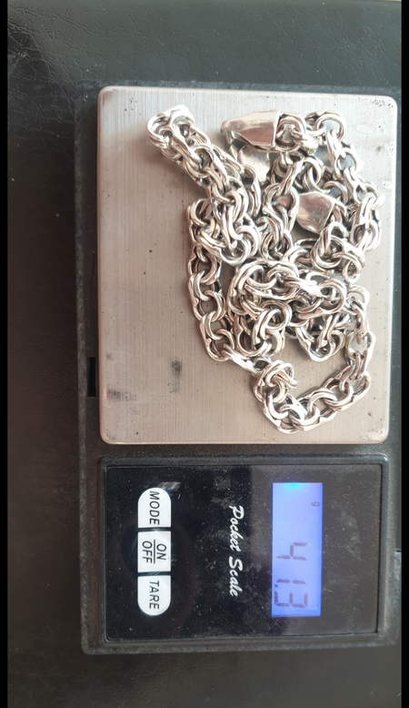 Серебро цепочка 925 проба кумуш щанжир