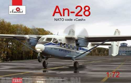 Сборная модель самолета Ан-28 (Амодел, 1:72)