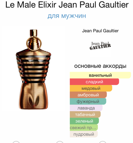 Jean paul gauliter Elixir 125 ml