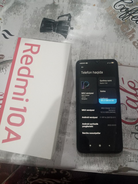 REDMI 10a 64/4+1