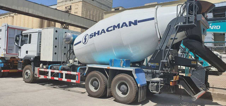 Автобетоносмеситель 10 куб SHACMAN H3000 метан газ