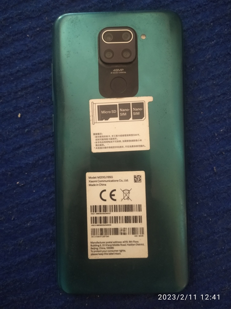 Redmi not 9 kafolatlangan