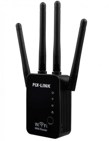 Новый усилитель Wifi c 4 антеннами репитер ретранслятор повторитель