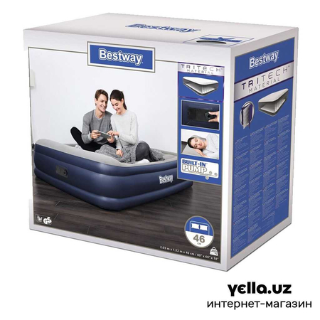 Новая надувная кровать Bestway 67630 BW Queen, (152х203х46), до 300кг