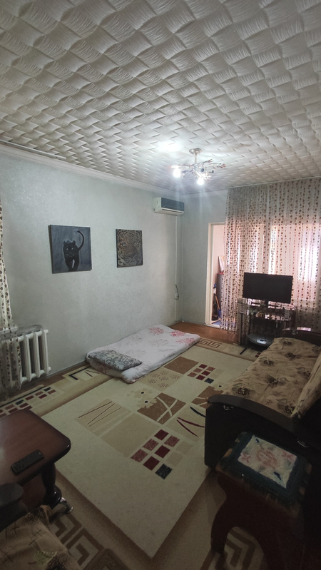 2 комнатная квартира. Сергели 4. Этаж 1