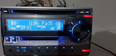 Pioneer Carrozzeria FH-P530MD-S AUX-2, WMA, MP3