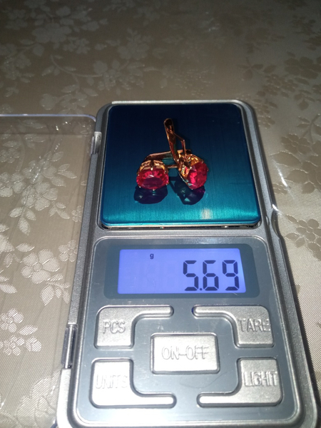 Золотые серьги 583 проба Ереван 1971