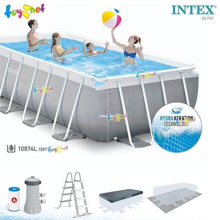 Каркасный бассейн INTEX 4.88×2.44×1.07 см достафка бесп