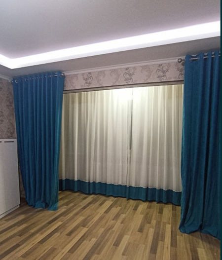 Тюль + защитка для окон