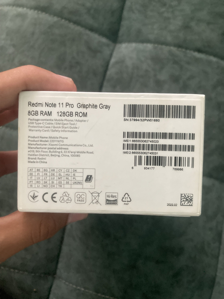 Redmi Note 11 pro