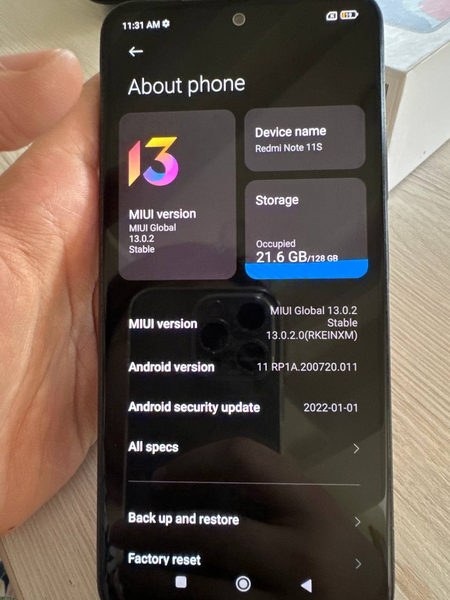 Xiaomi Redmi Note 11S 6/128 Гб