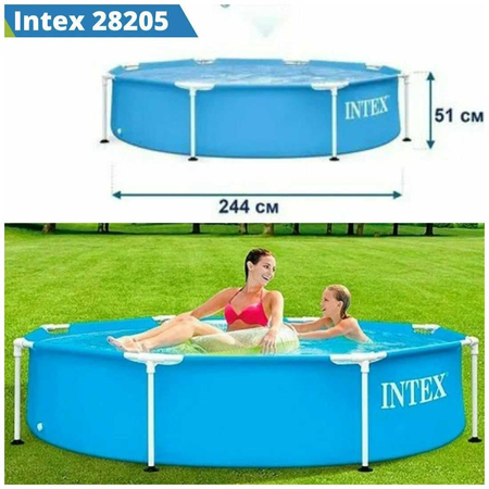 Каркасный бассейн INTEX, 244 * 51 см, 1828 л