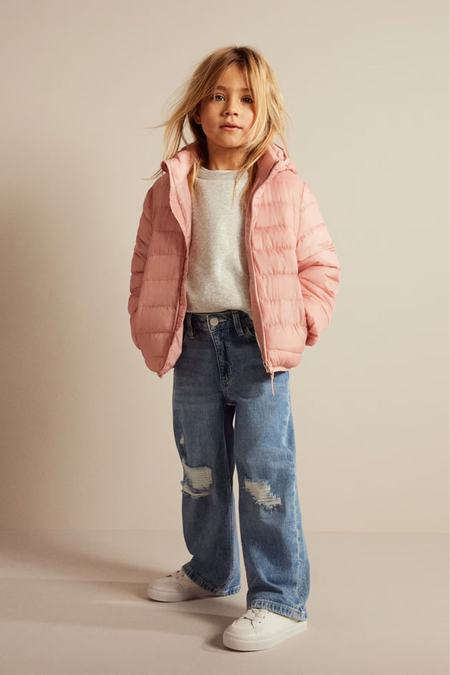Детская куртка пуховик для девочек H&M Англия 8-10лет
