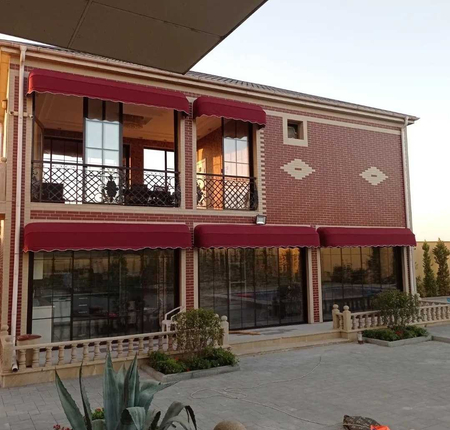 gumbazli markiza. tent ishlari